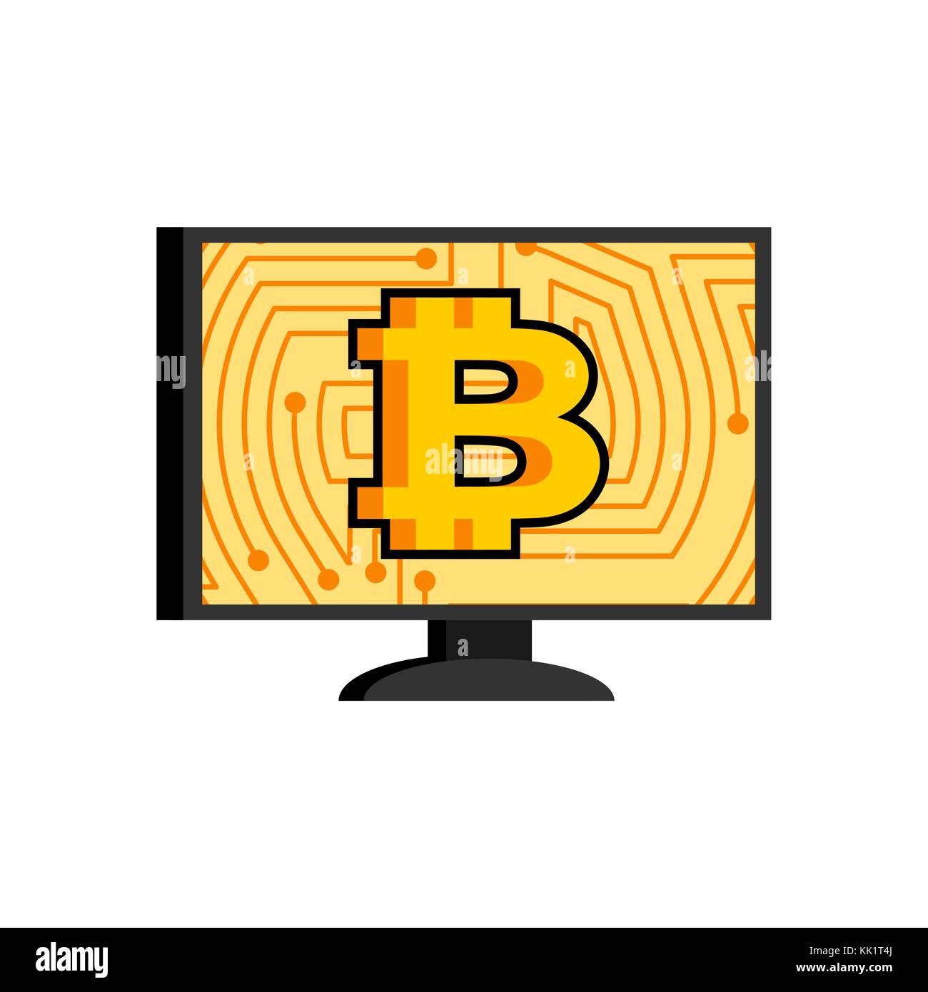 Cryptocurrency mining software Stock Vector Images - Alamy