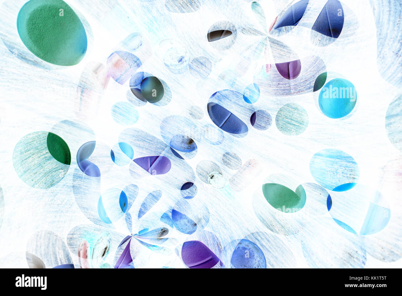 Abstract medication drug background invert multi colors Stock Photo - Alamy