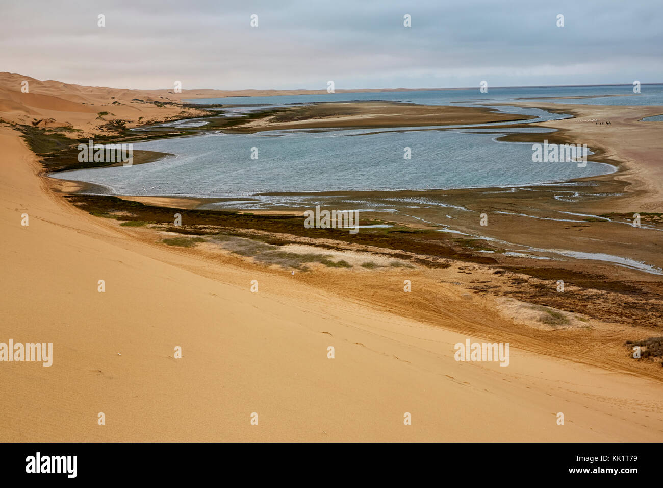 Sandwich Harbour (Harbor) near Walvis Bay, Namib Desert, Namib Naukluft ...