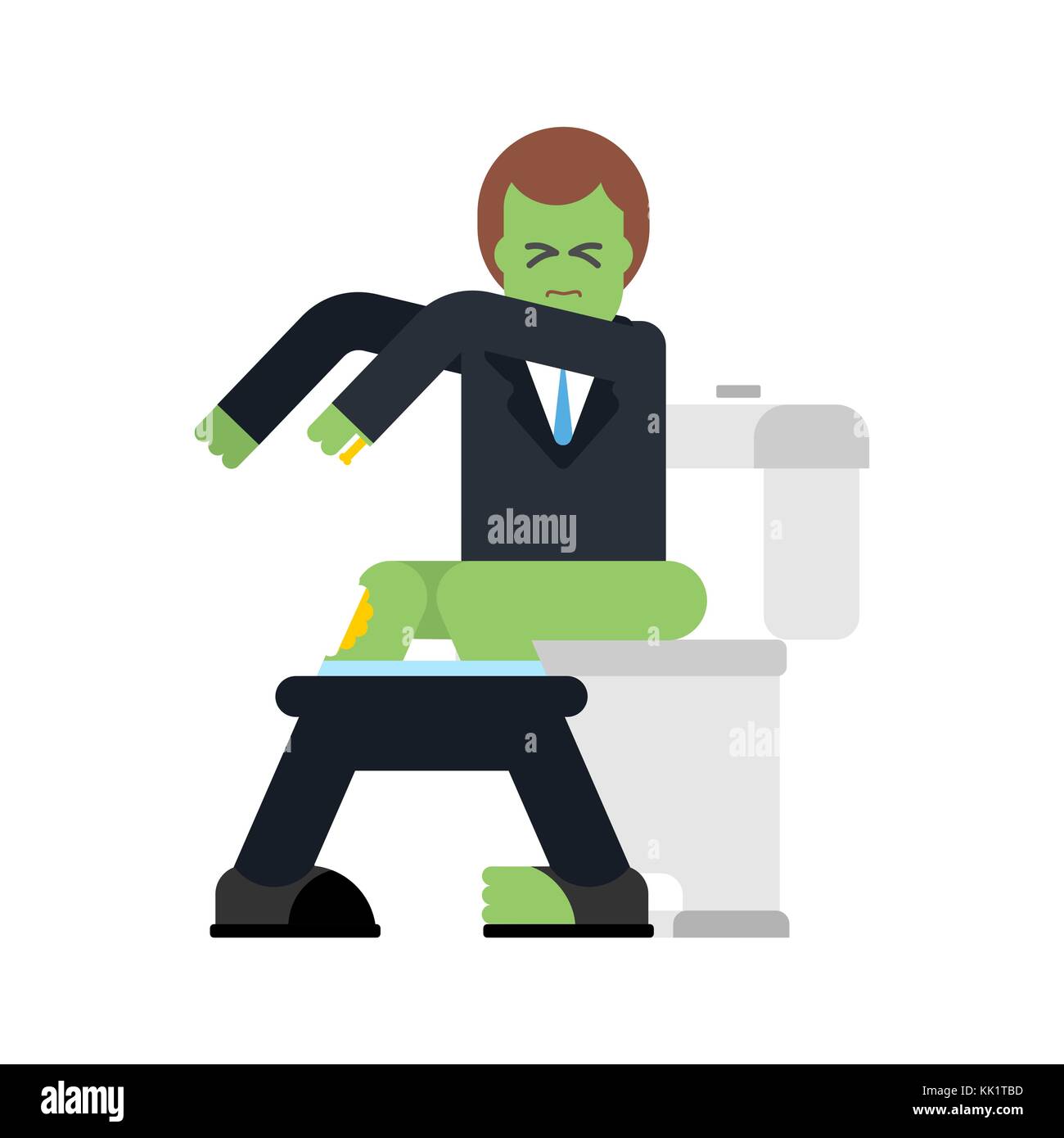 Ceramic toilet bowl in Cut Out Stock Images & Pictures - Alamy