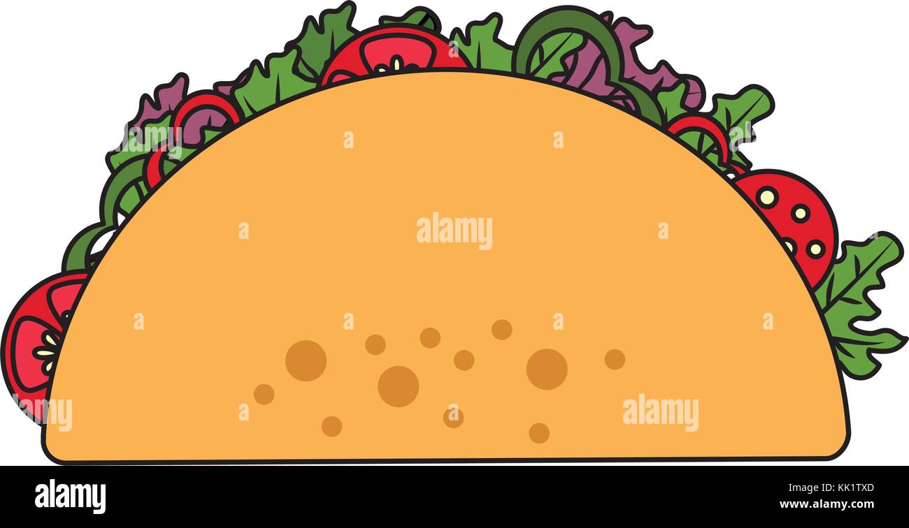 Isolated taco design Stock Vector Image & Art - Alamy
