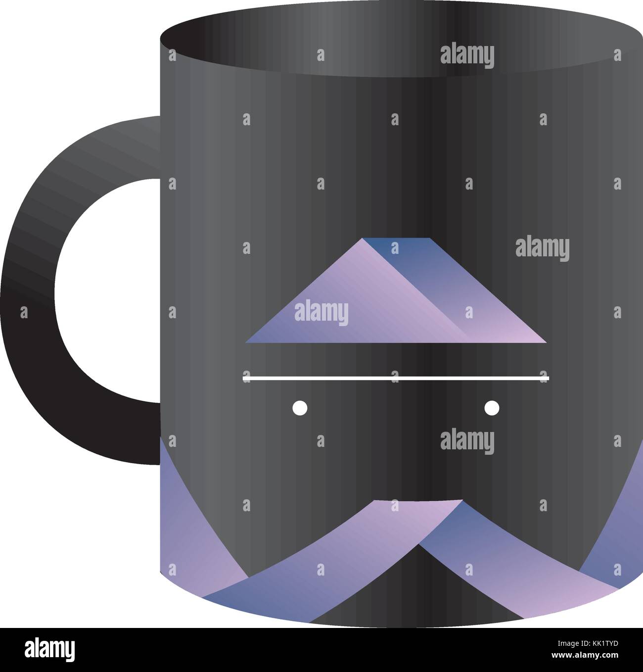 Branding coffee mug design Stock Vector Image & Art - Alamy