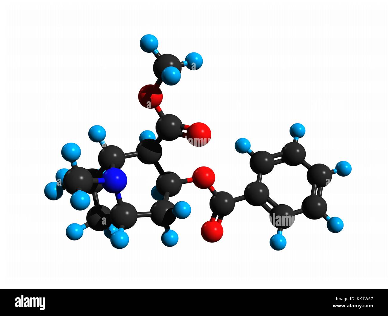 Cocaine compound drug model Cut Out Stock Images & Pictures - Alamy