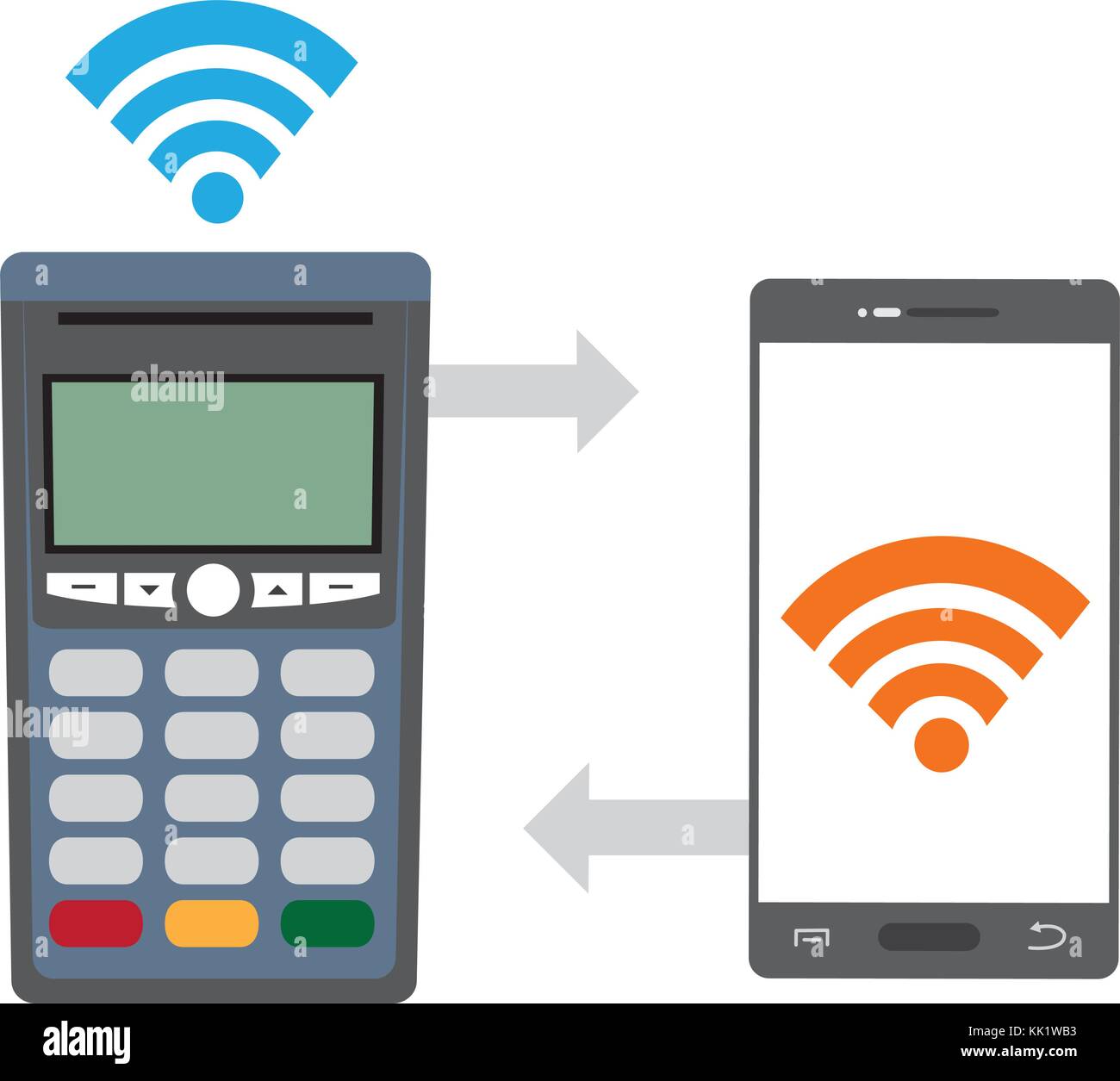 Dataphone and smartphone design Stock Vector Image & Art - Alamy