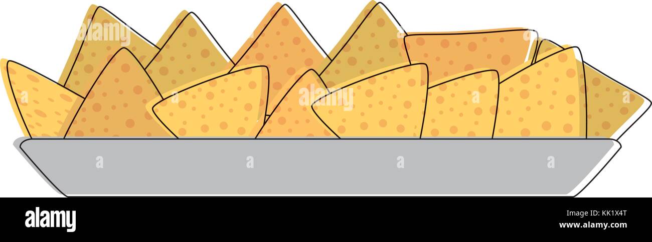 Isolated nachos design Stock Vector Image & Art - Alamy