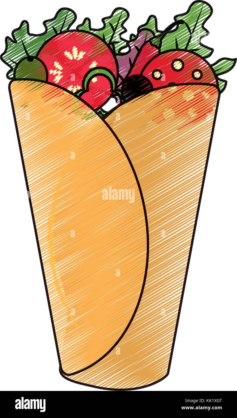 Isolated burrito design Stock Vector Image & Art - Alamy