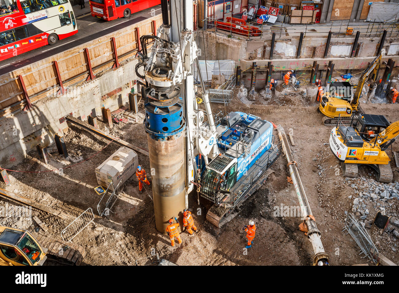 The Whole Block Site, the building construction site for the new ...