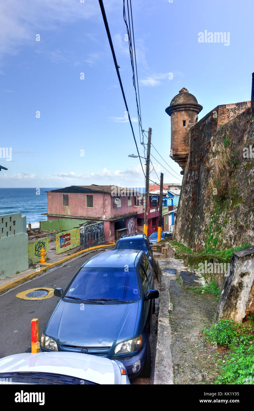 City Walls And Lookout Of San Juan High Resolution Stock Photography ...