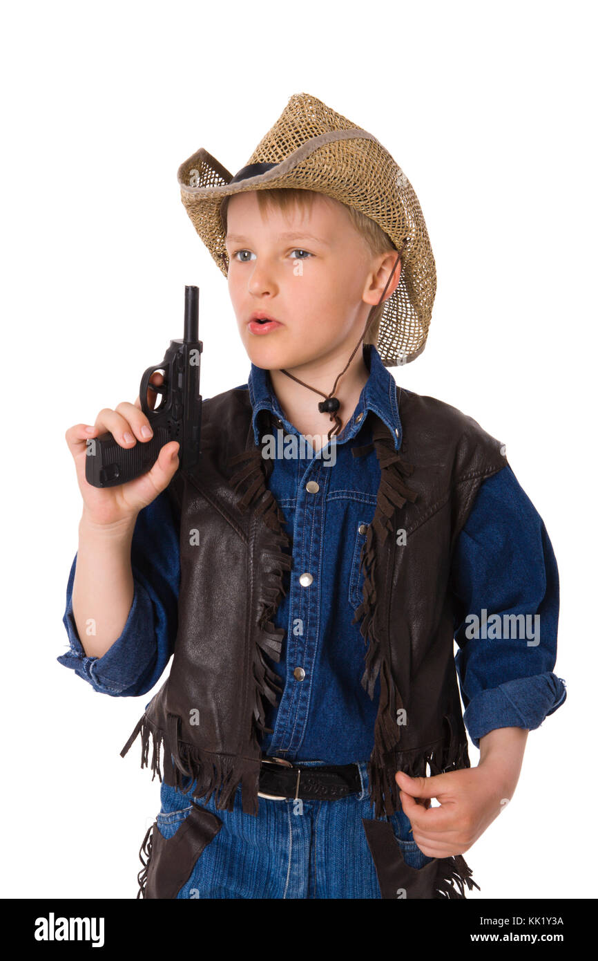 Boy Wearing Cowboy Costume High Resolution Stock Photography and Images ...
