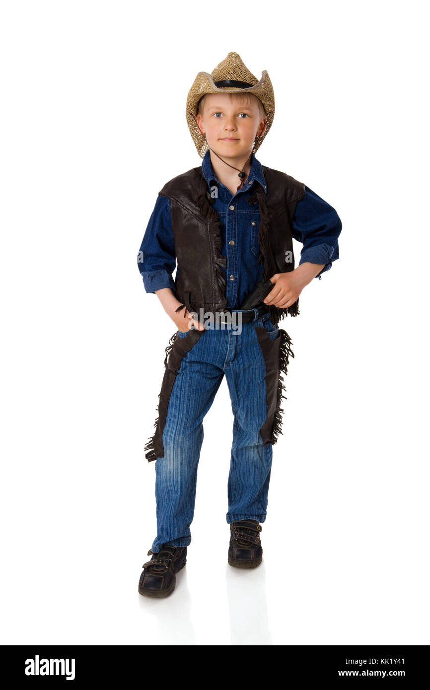 Boy Wearing Cowboy Costume High Resolution Stock Photography and Images ...