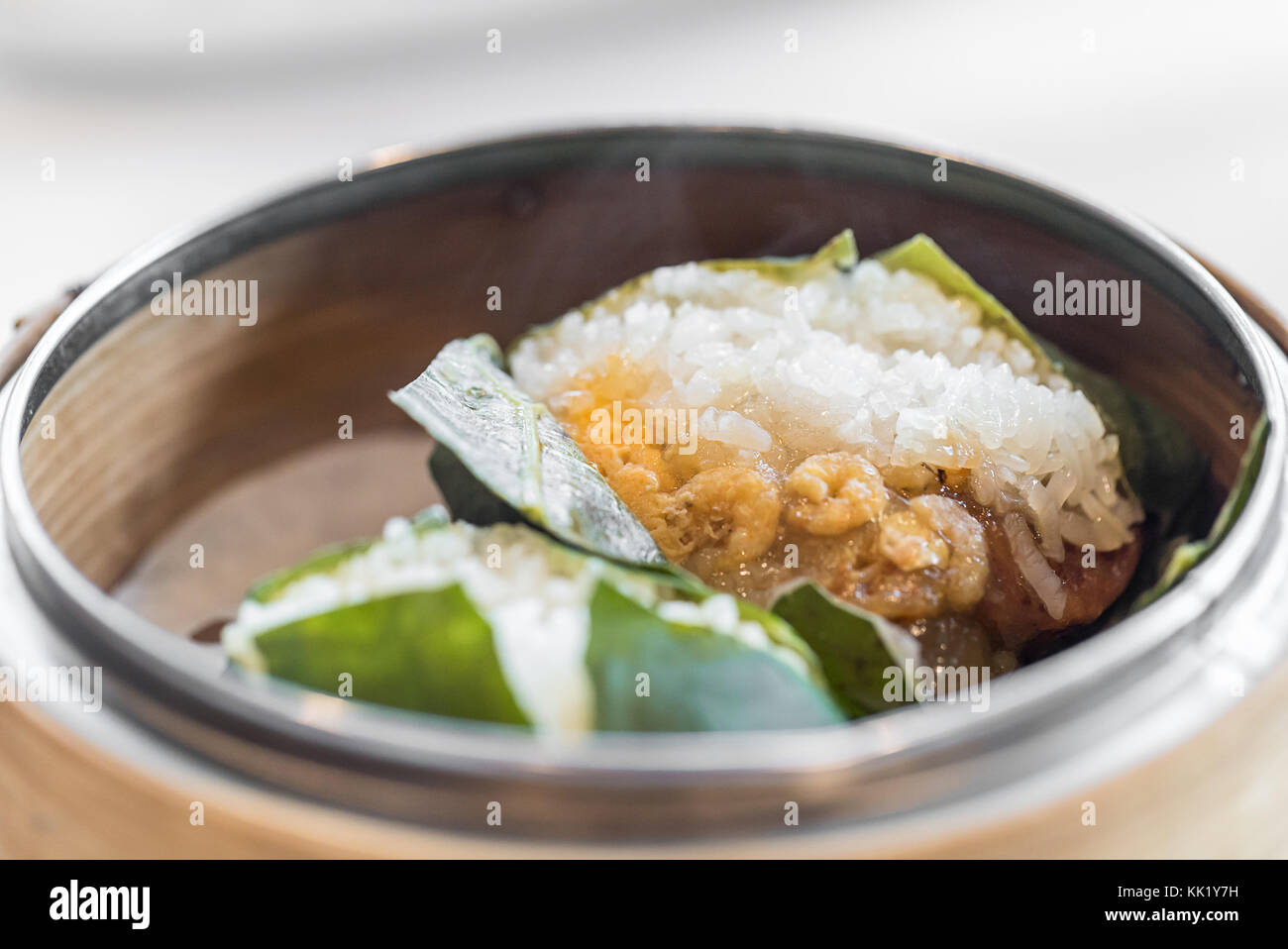 Chinese dim sum sticky rice dumpling - Chinese groumet cuisine Stock ...