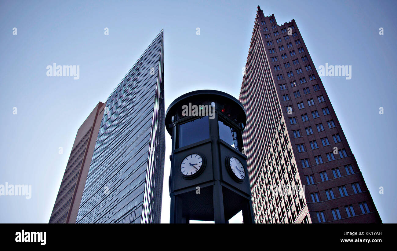 Deutsche Bank, building, Kollhoff Tower, Berlin Stock Photo - Alamy