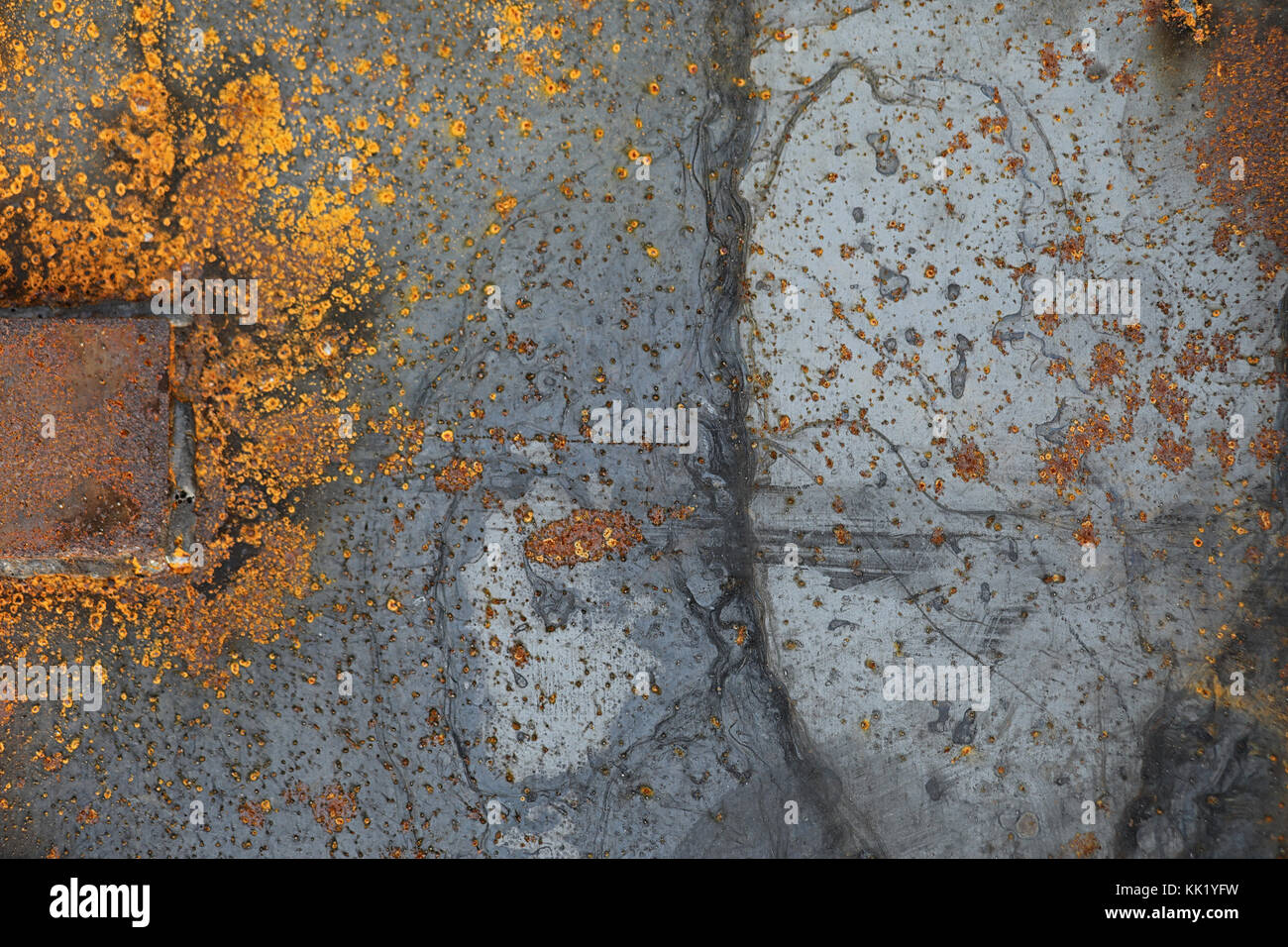 The texture is metallic. Industrial background from an old rusty Stock ...