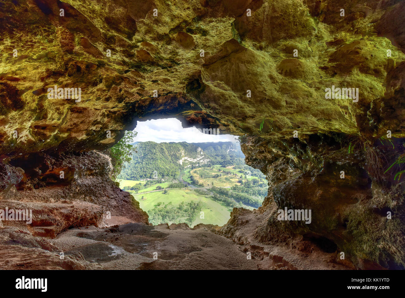 View through the Window Cave in Arecibo, Puerto Rico Stock Photo - Alamy