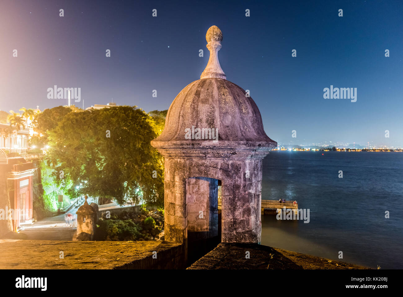 City Walls And Lookout Of San Juan High Resolution Stock Photography ...