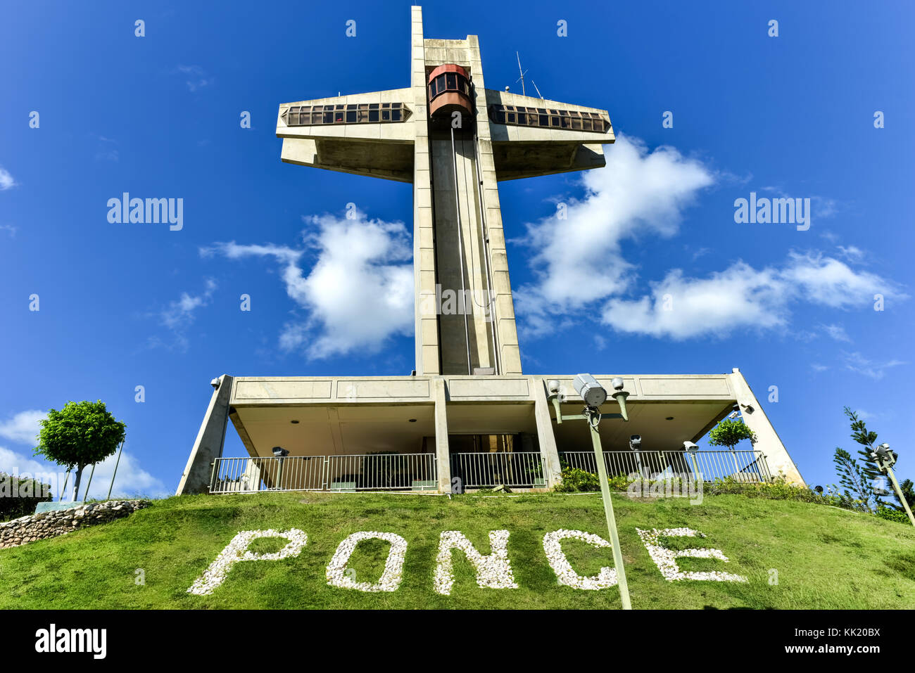 Watchman Cross in Ponce, Puerto Rico. It is a 100-foot-tall cross ...
