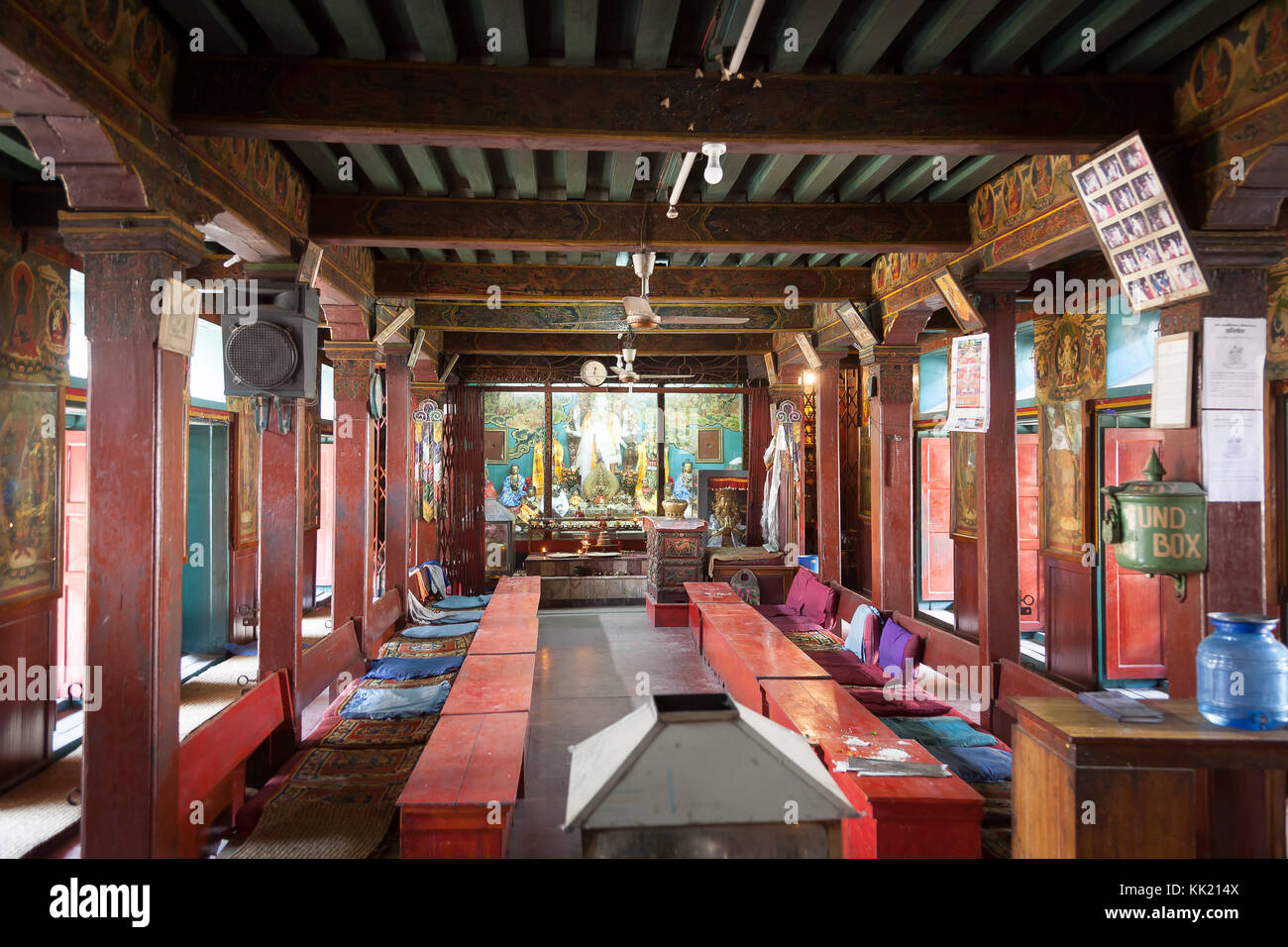 Golden Temple (Kwa Bahal) on Durbar square. Patan, Kathmandu, Nepal ...