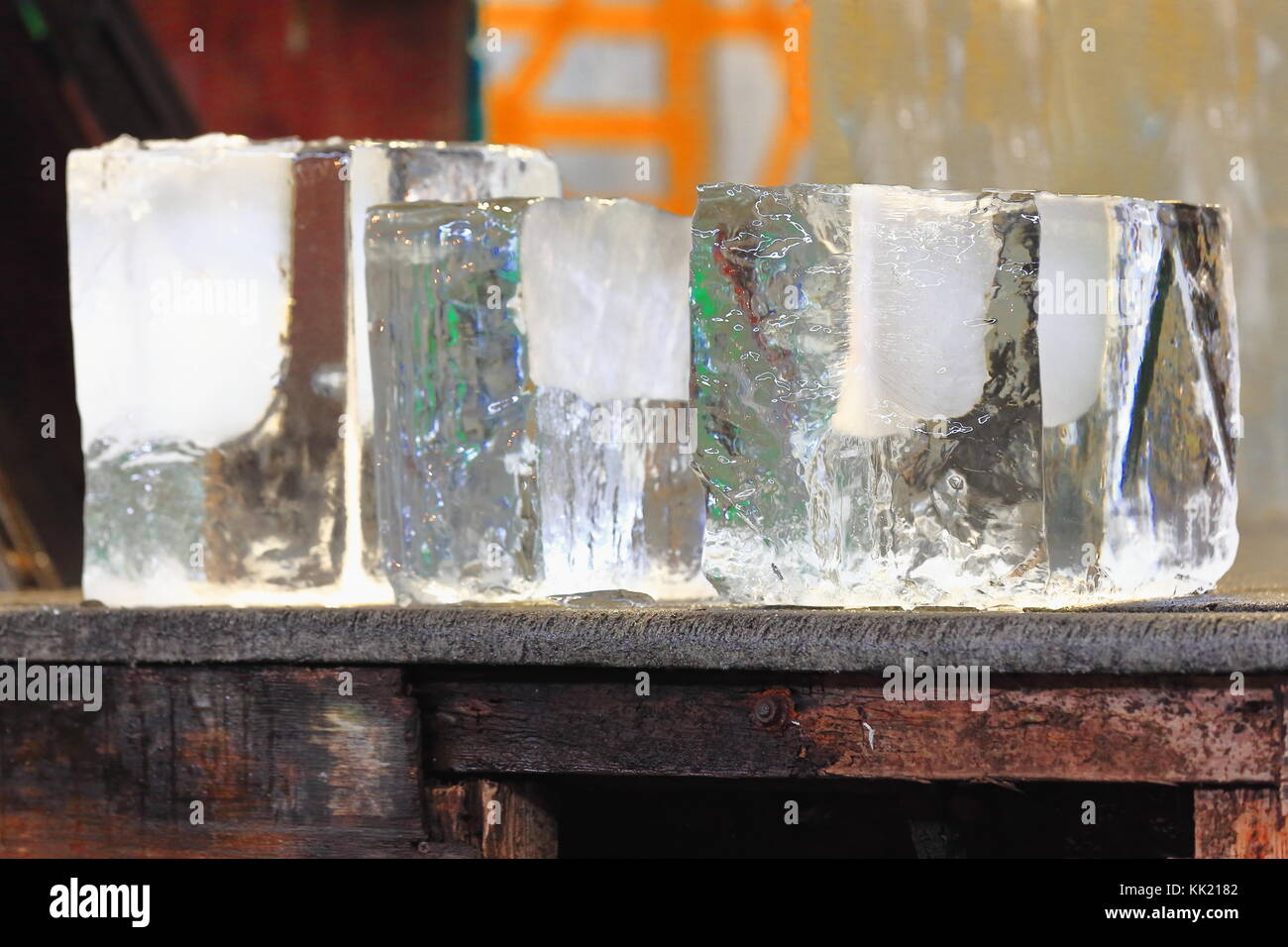Fish frozen in ice block hi-res stock photography and images - Alamy