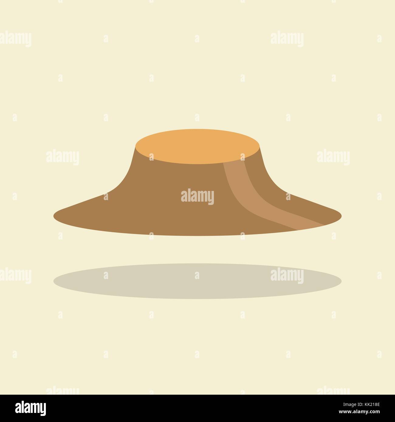 Asian hat isolated Stock Vector Images - Alamy