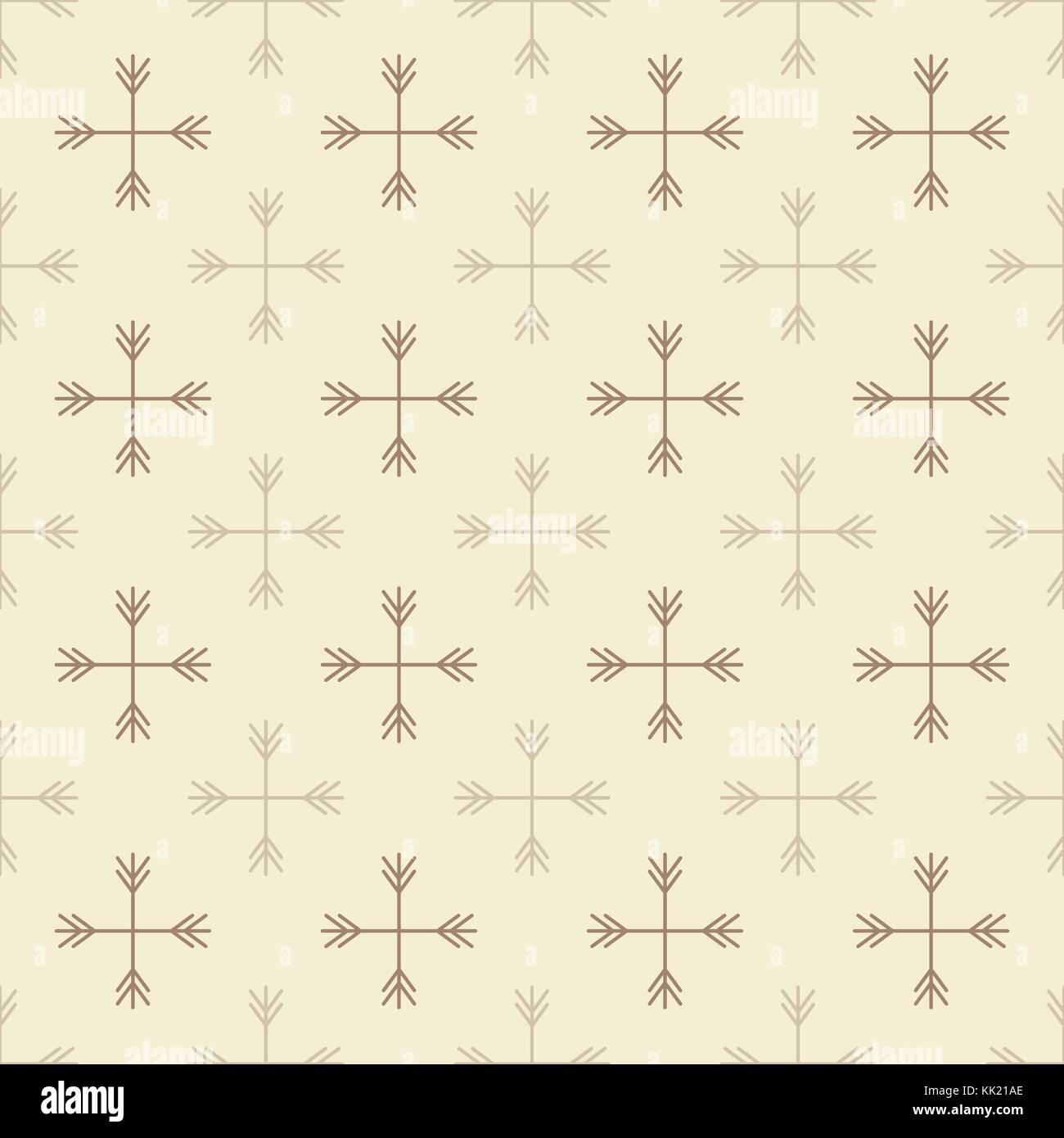 Seamless outline snow pattern. Vector ilustration Stock Vector Image ...