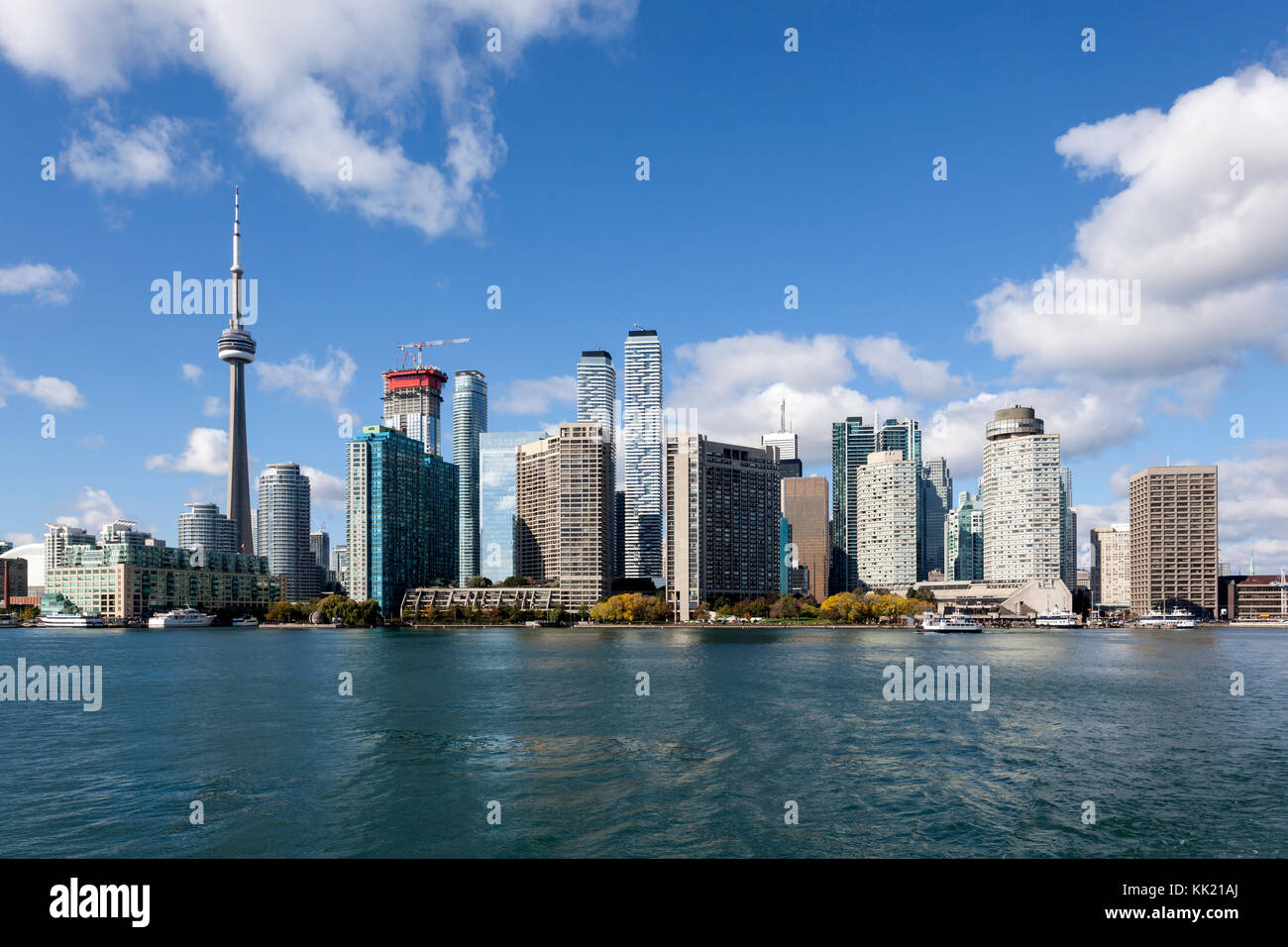 Skyline of Toronto downtown. Province of Ontario, Canada Stock Photo ...