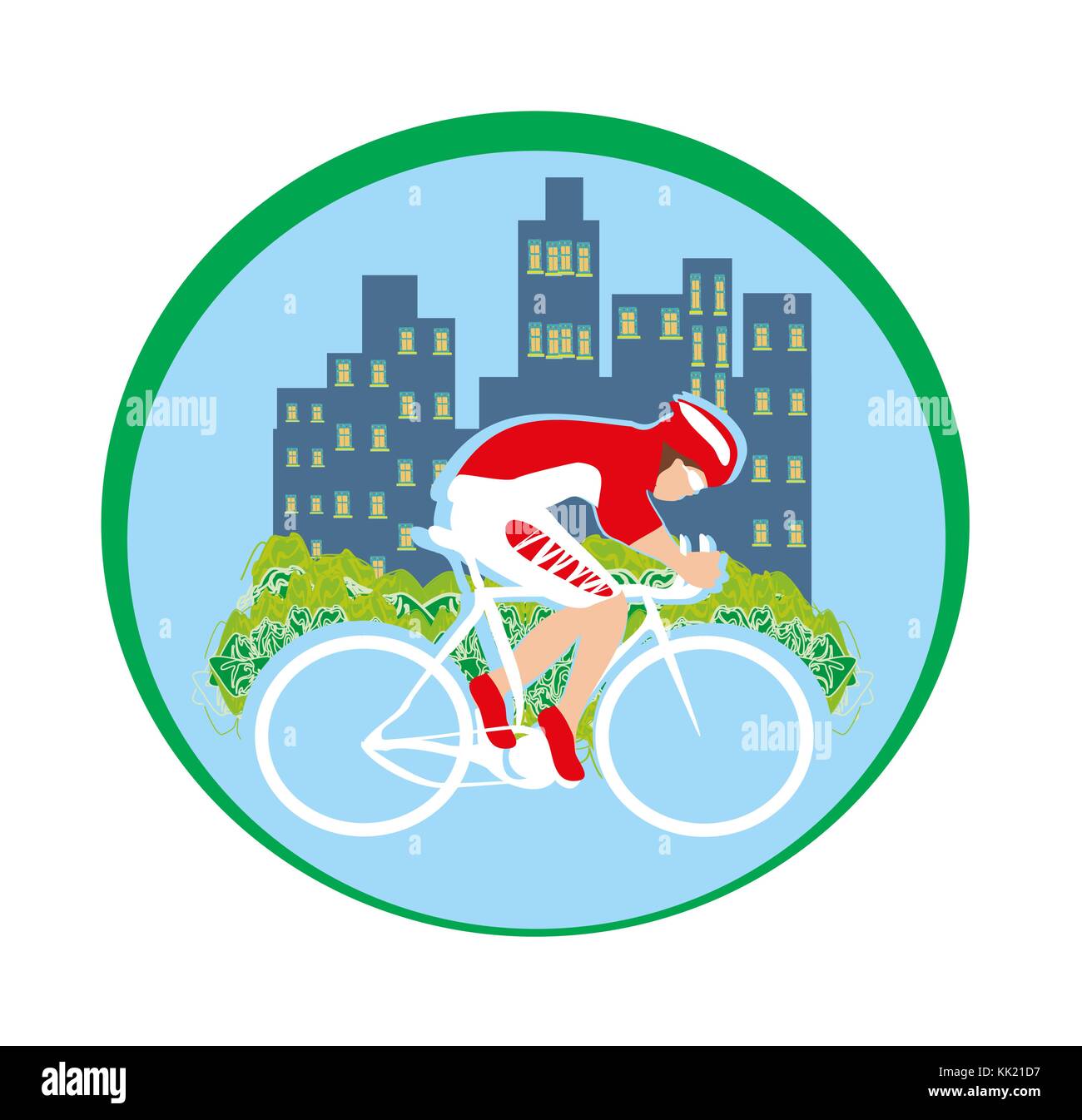 I love cycling banner Stock Vector Image & Art - Alamy