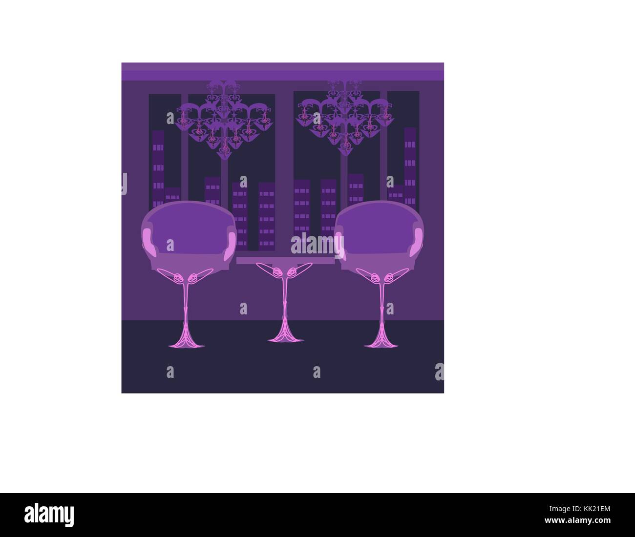 Restaurant tables empty Cut Out Stock Images & Pictures - Alamy