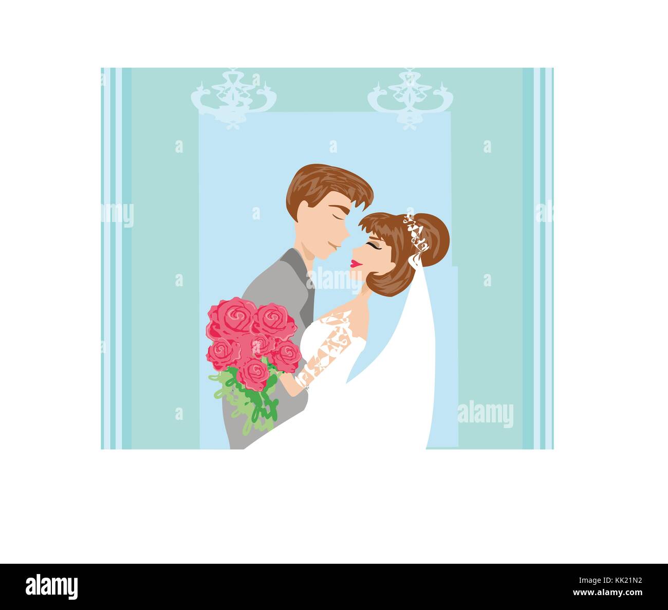 Romantic female Stock Vector Images - Alamy