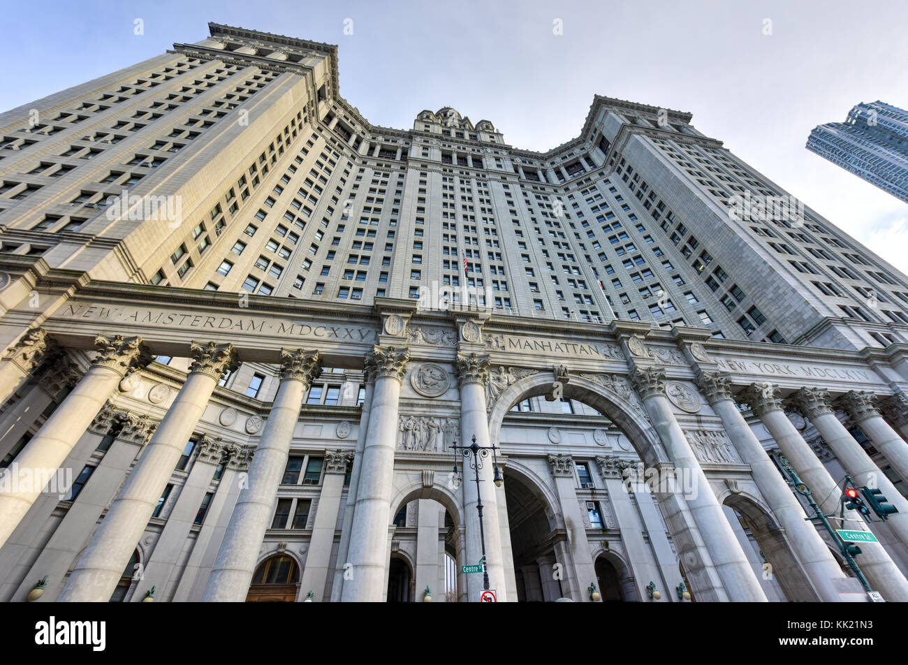 Neoclassical Municipal Building in New York City Stock Photo - Alamy