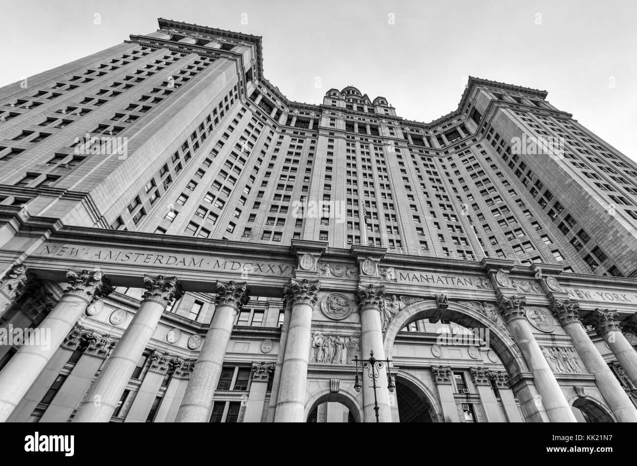 Neoclassical Municipal Building in New York City Stock Photo - Alamy