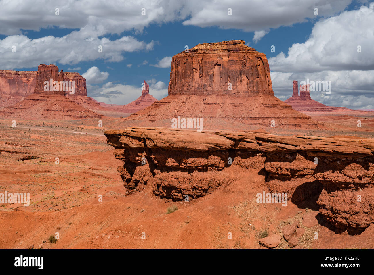 Monument valley rock formations in hi-res stock photography and images ...