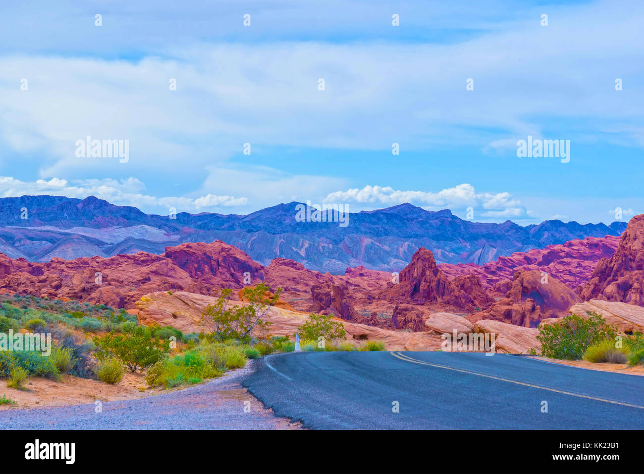The Valley of Fire State Park, USA Stock Photo - Alamy