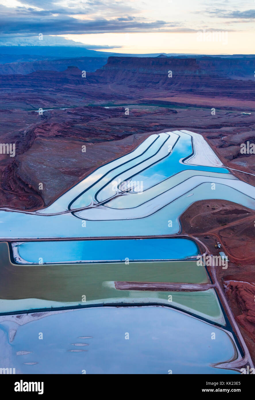 Texas gulf potash pond hi-res stock photography and images - Alamy