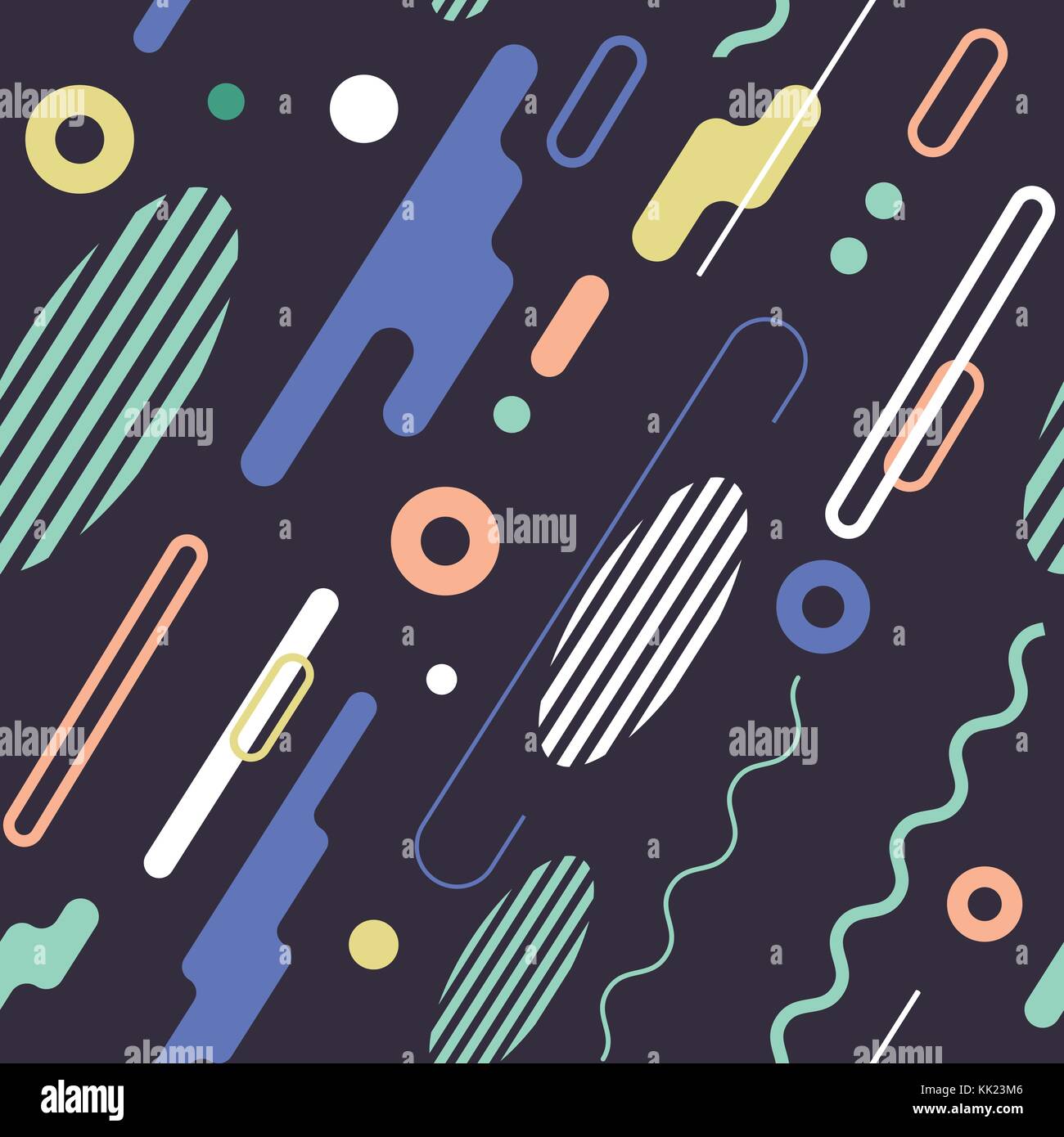 Abstract trendy illustration - modern material design background Stock ...