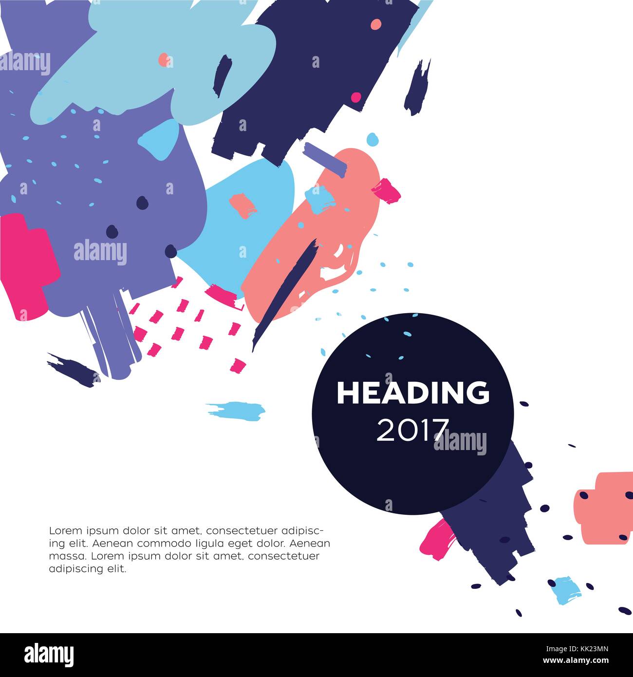 Abstract Background - modern vector template illustration Stock Vector ...