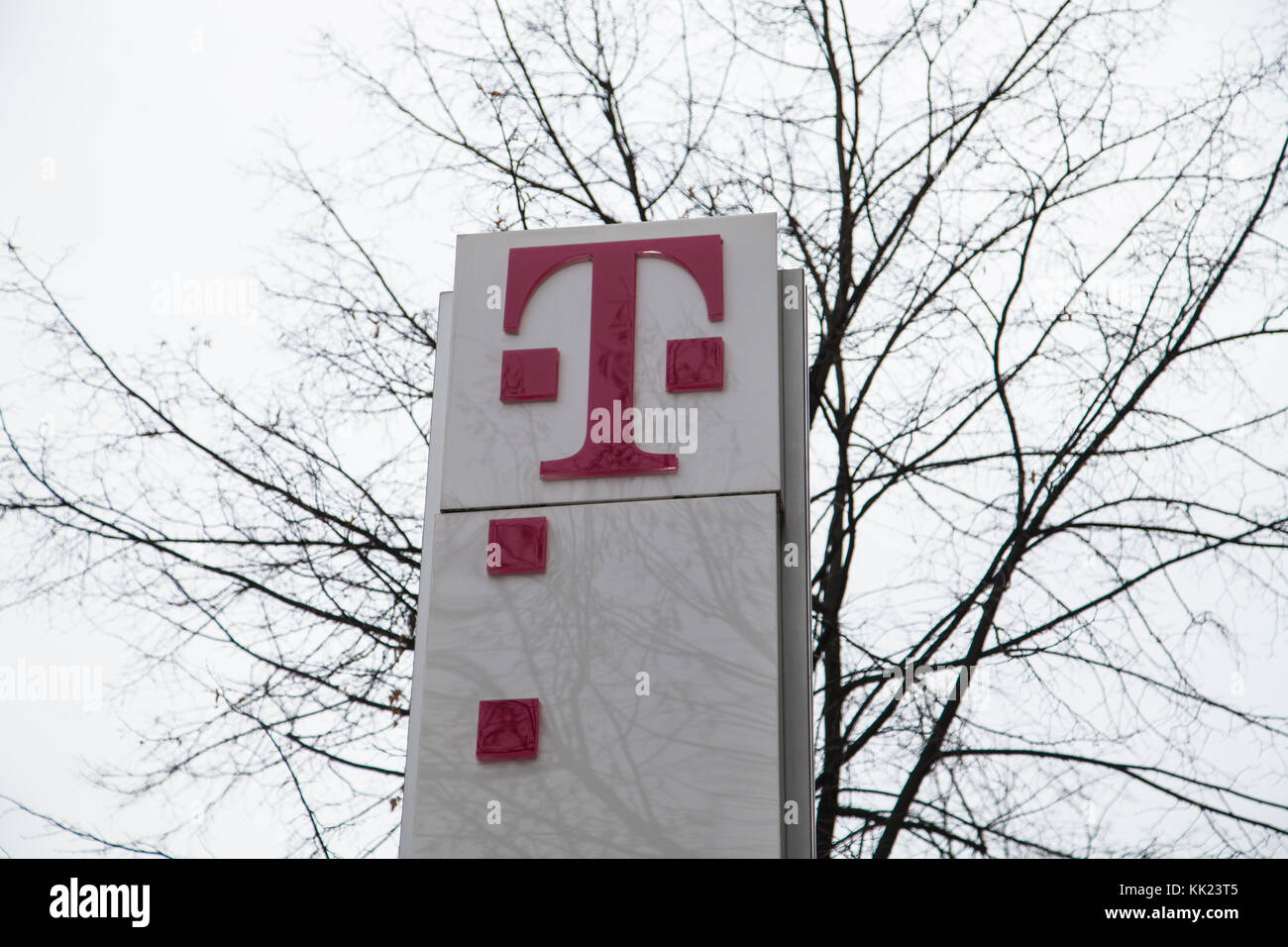 Telephone provider Telekom Stock Photo - Alamy
