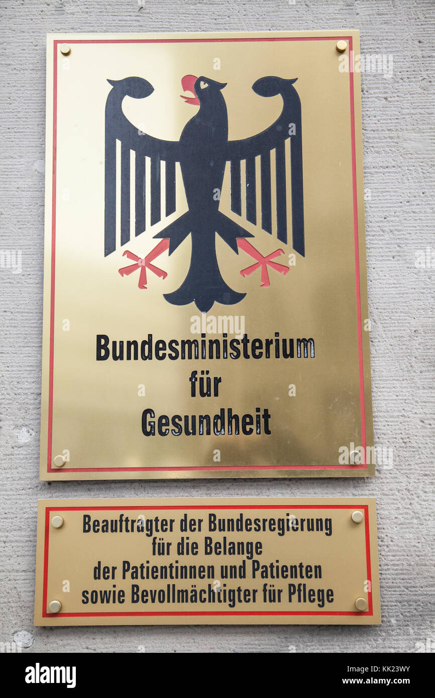 Federal Ministry of Health in Germany Stock Photo - Alamy