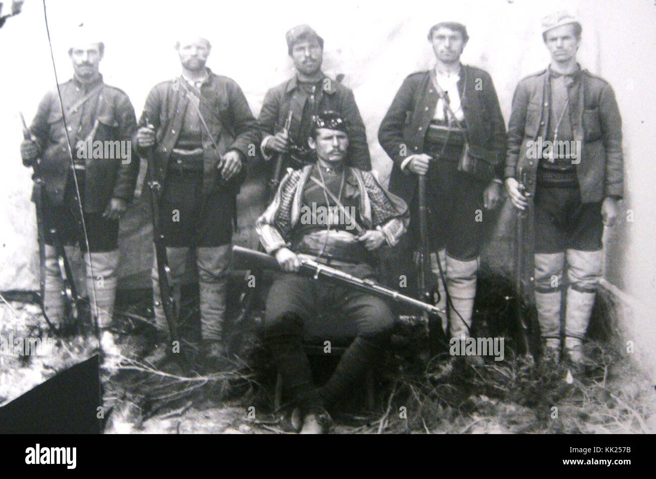 Demirhisarska cheta of Angel from Gyavato, 1908 Stock Photo - Alamy