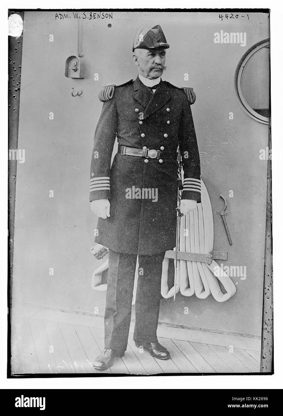 Adm. W.S. Benson (LOC) (24026607315 Stock Photo - Alamy