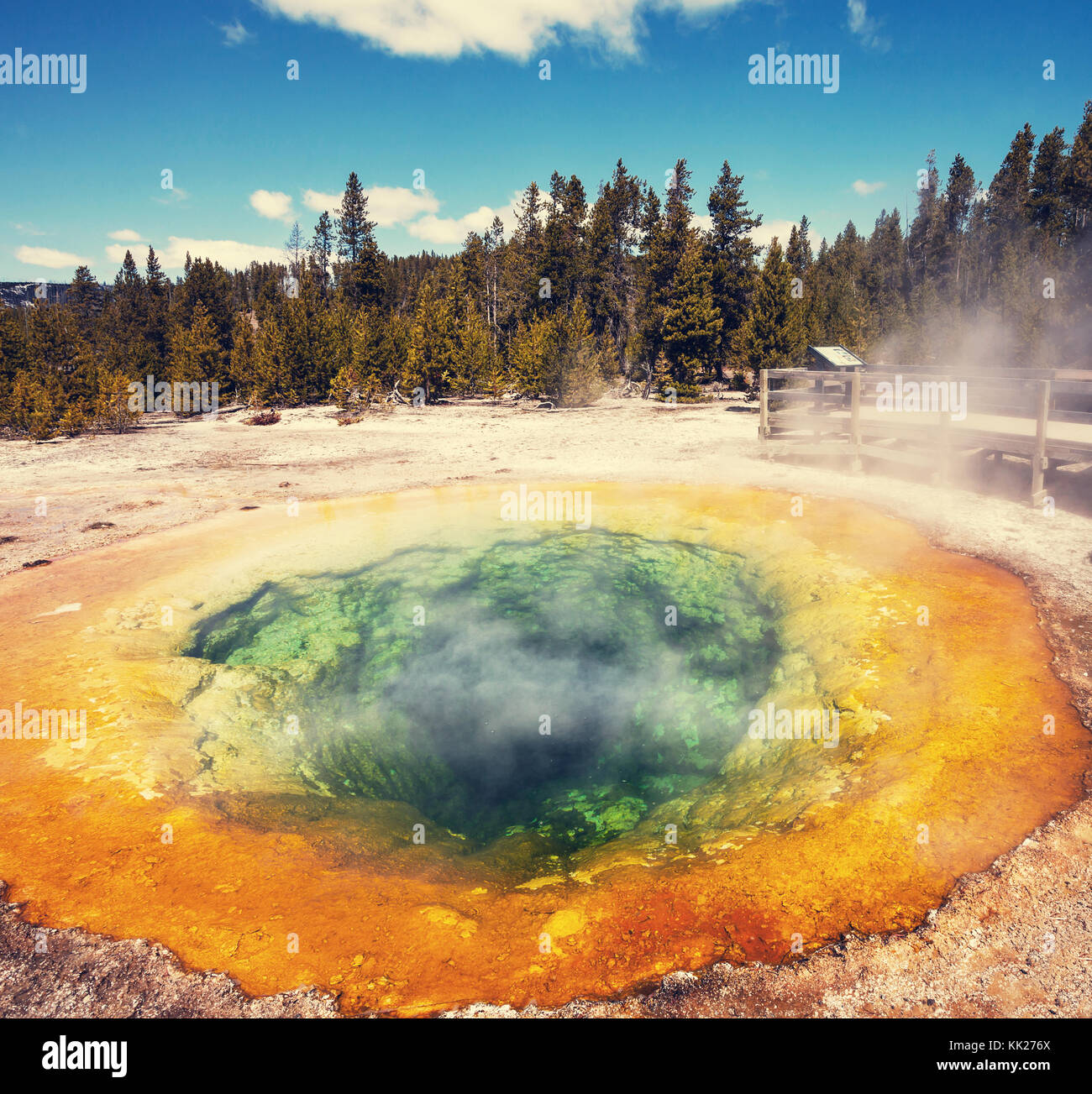 Morning Glory Pool Stock Photo - Alamy