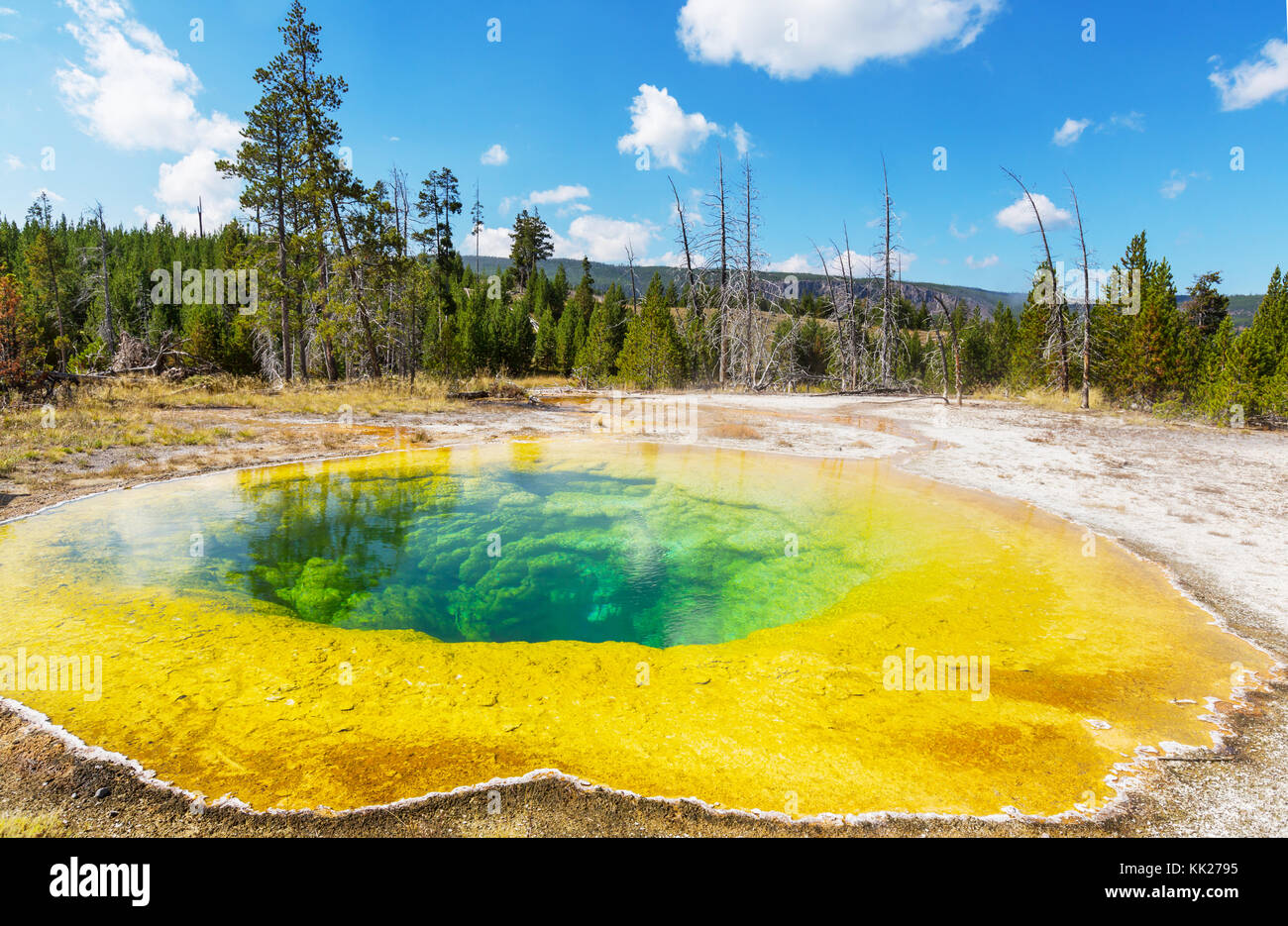 Morning Glory Pool Stock Photo - Alamy