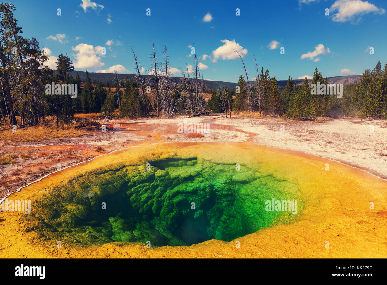 Morning Glory Pool Stock Photo - Alamy