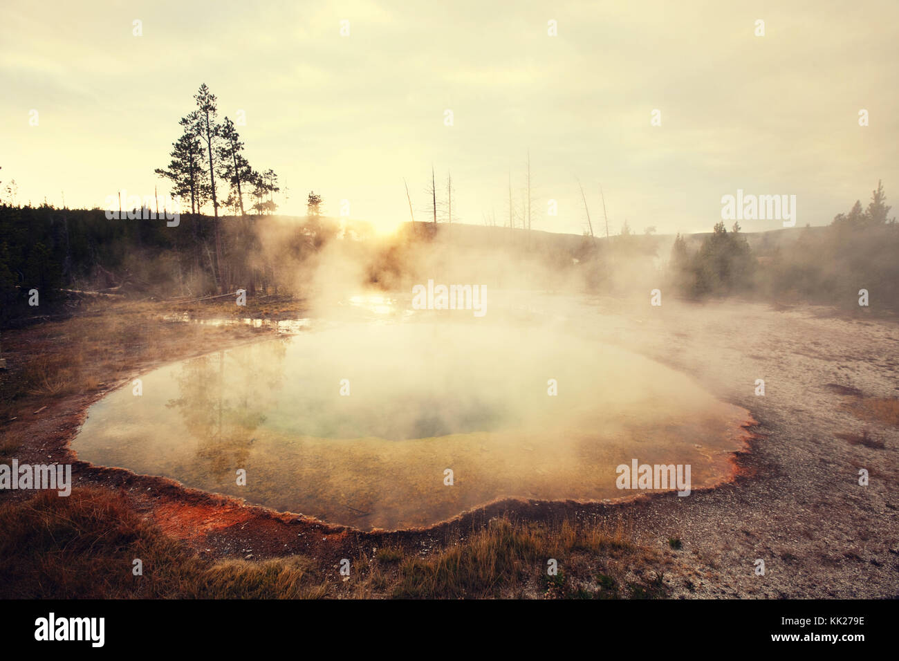 Morning Glory Pool Stock Photo - Alamy
