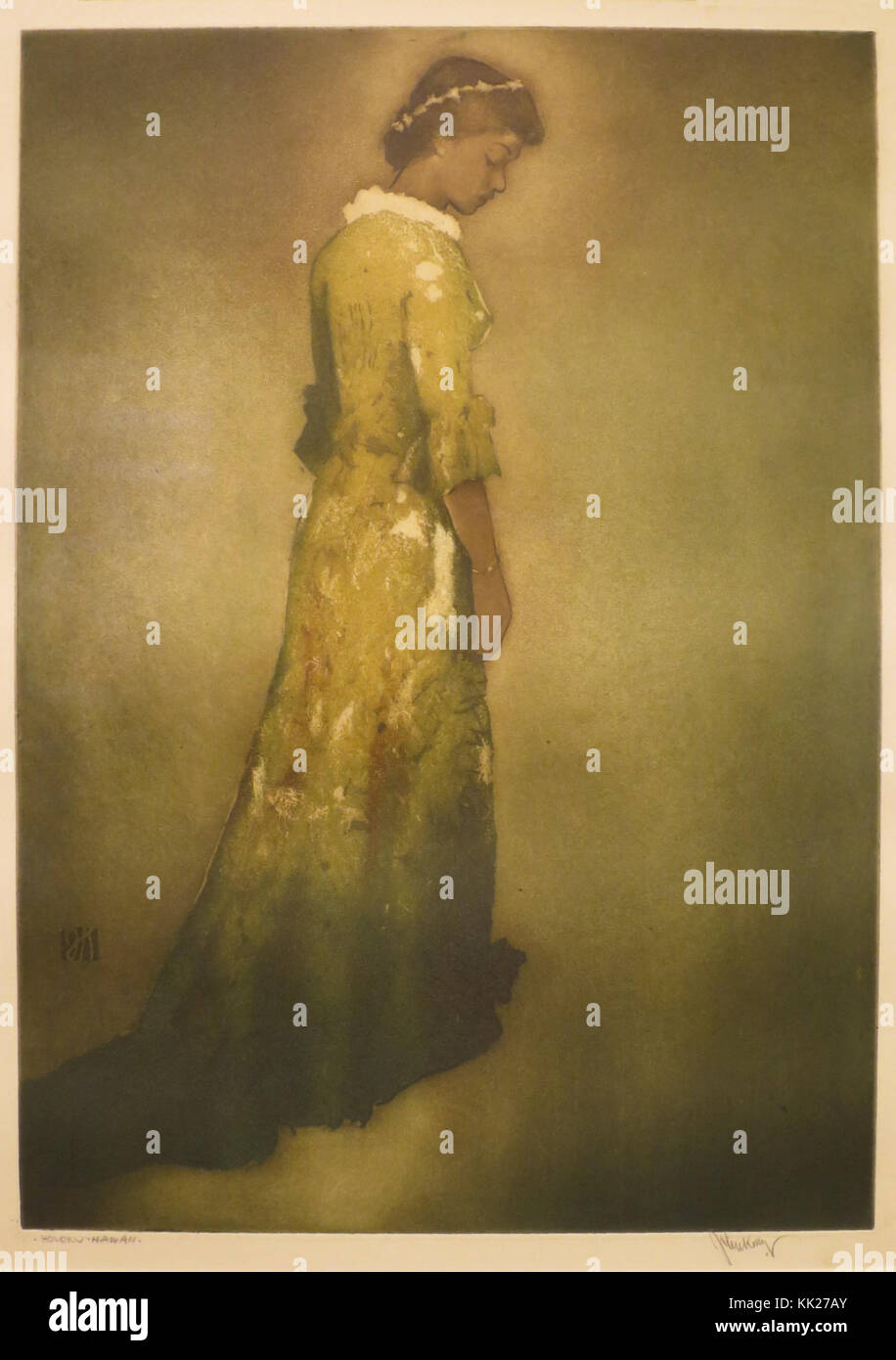 'Holoku Hawaii' by John Melville Kelly, c. 1940 Stock Photo - Alamy