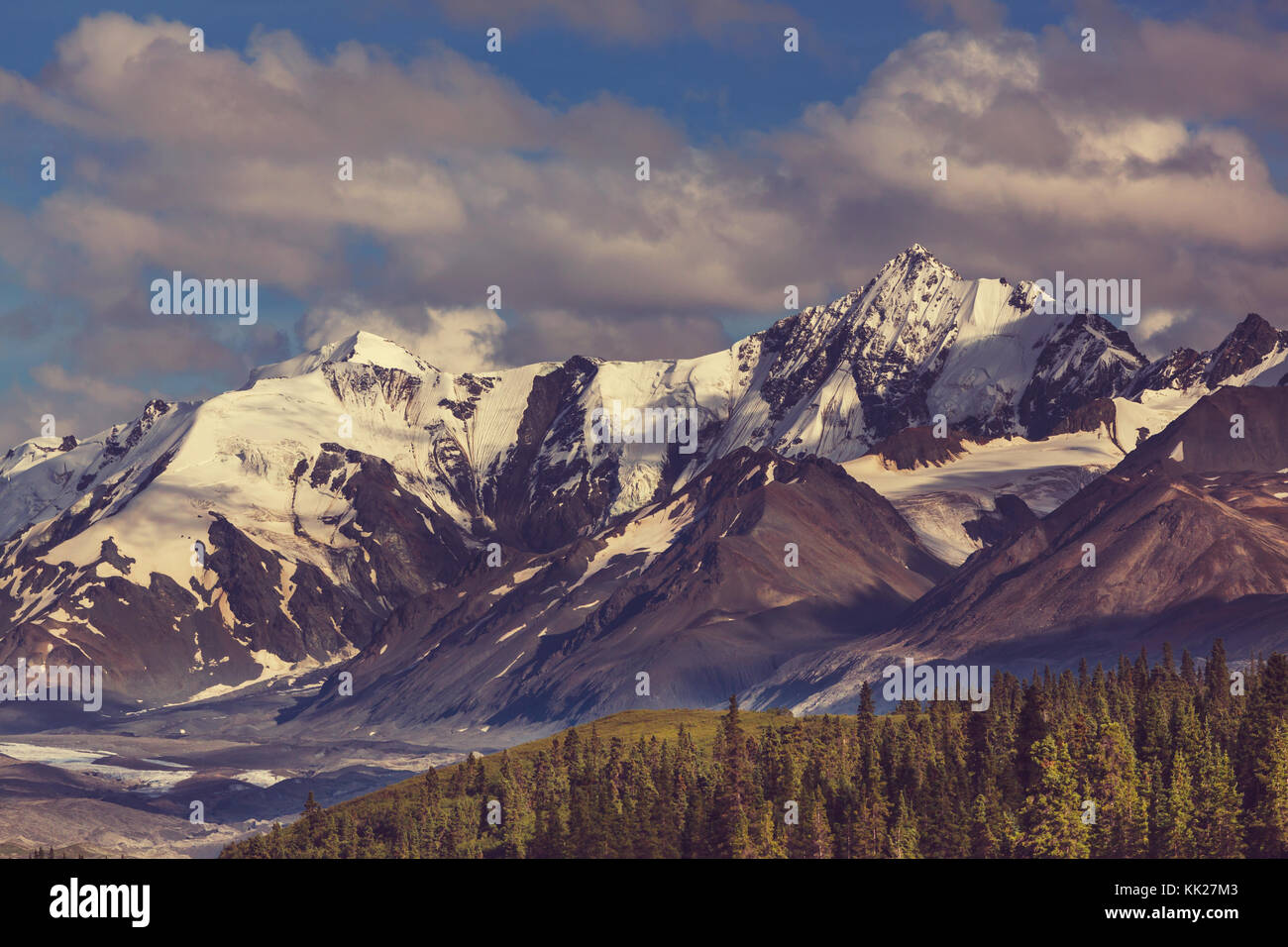 Mountains in Alaska Stock Photo - Alamy