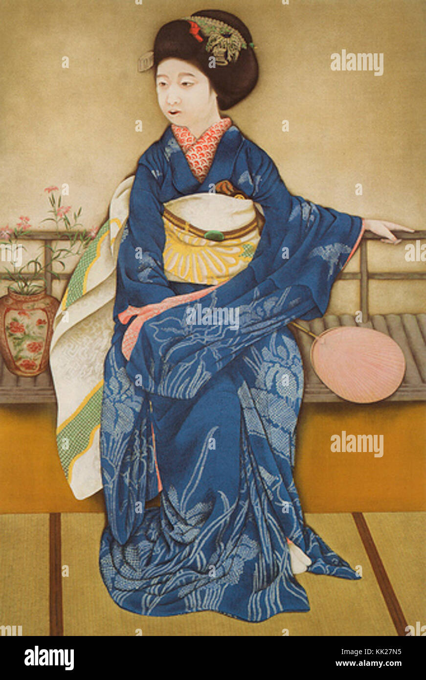 Maiko traditional japanese entertainers hi-res stock photography and ...