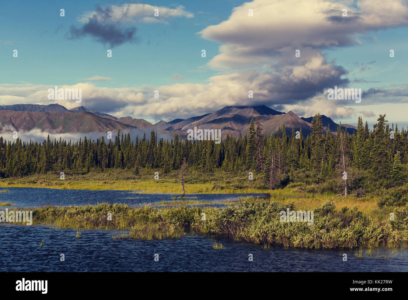 Mountains in Alaska Stock Photo - Alamy