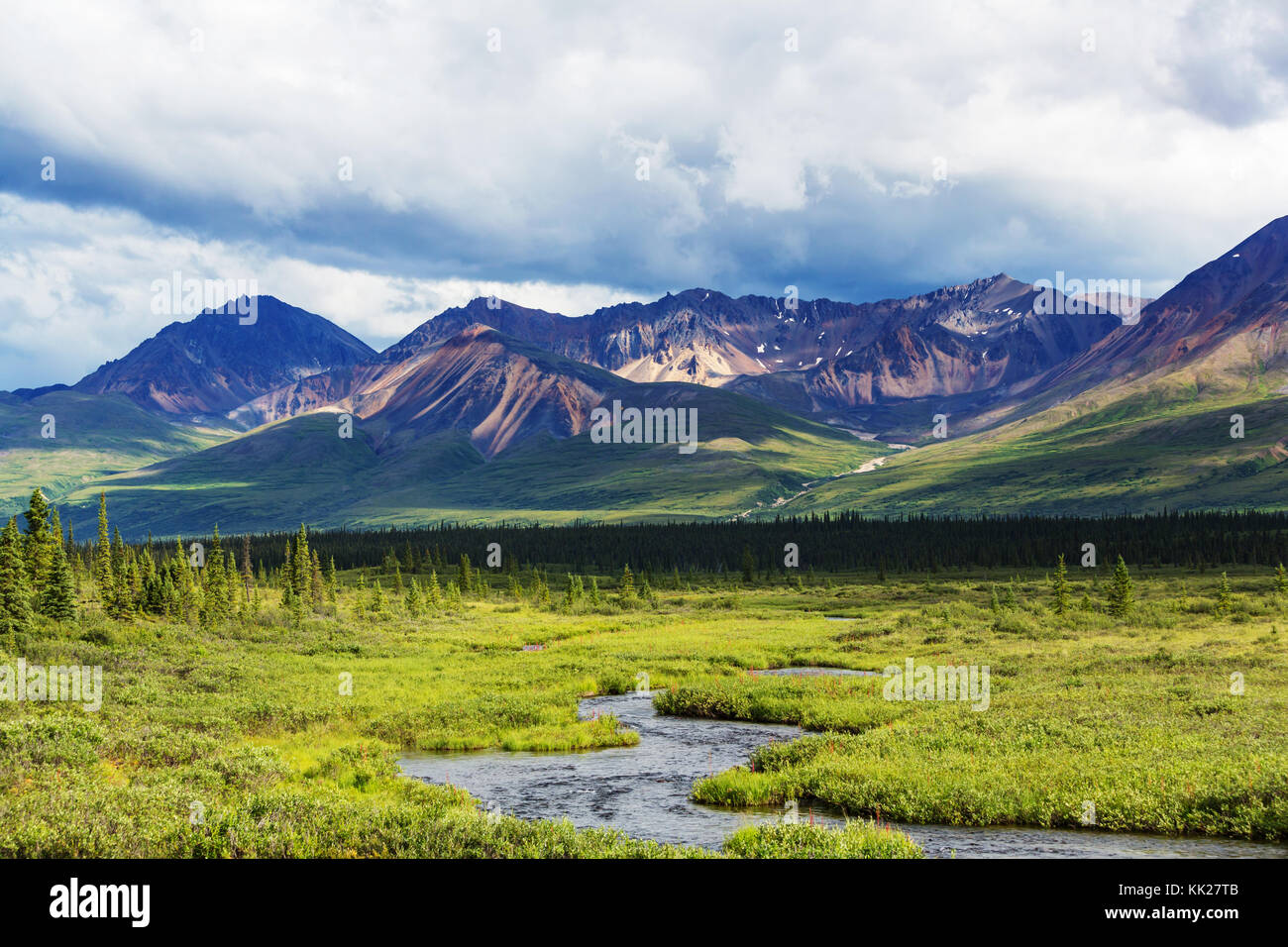 Mountains in Alaska Stock Photo - Alamy