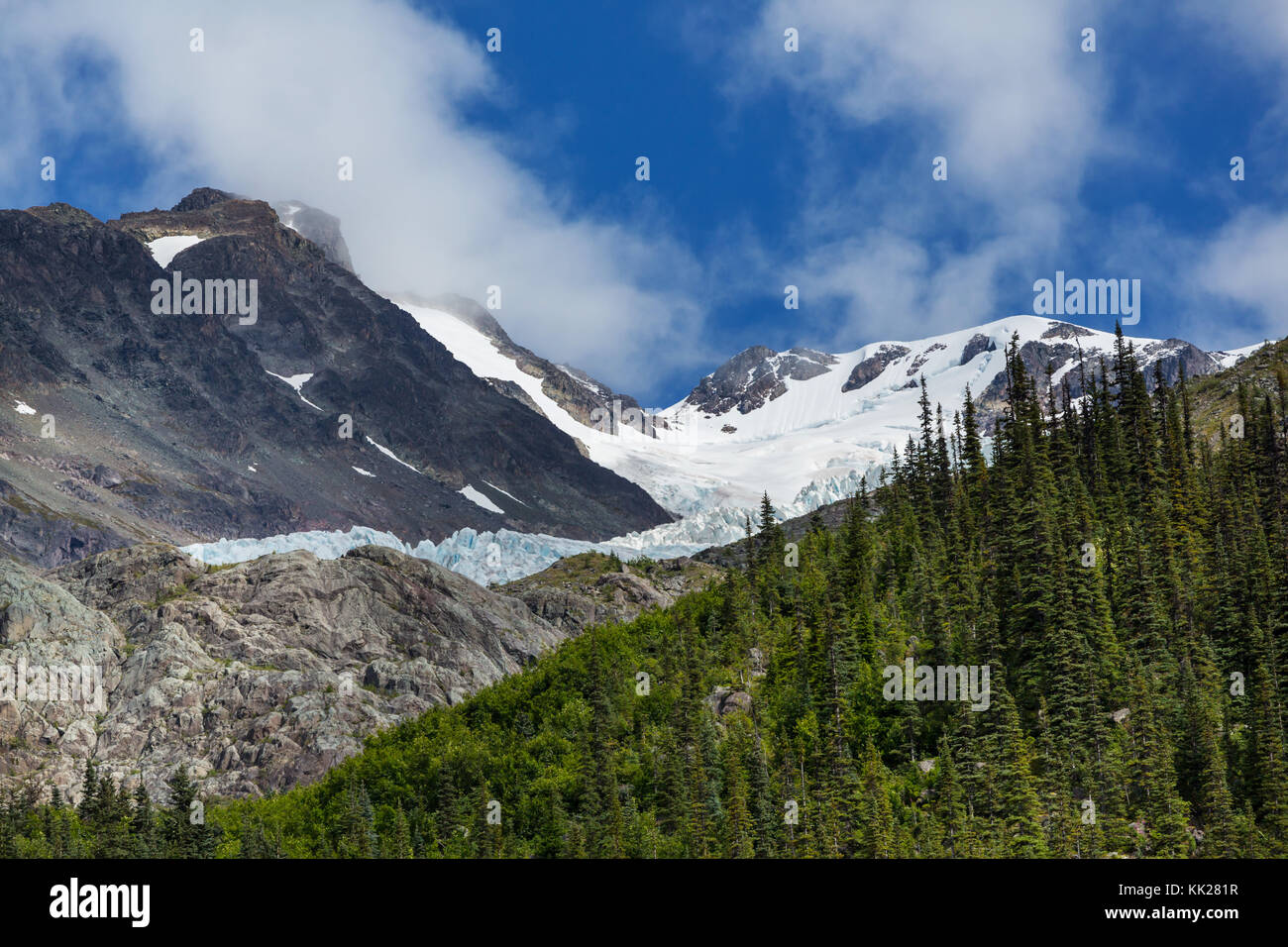 Mountains of Alaska in summer Stock Photo - Alamy