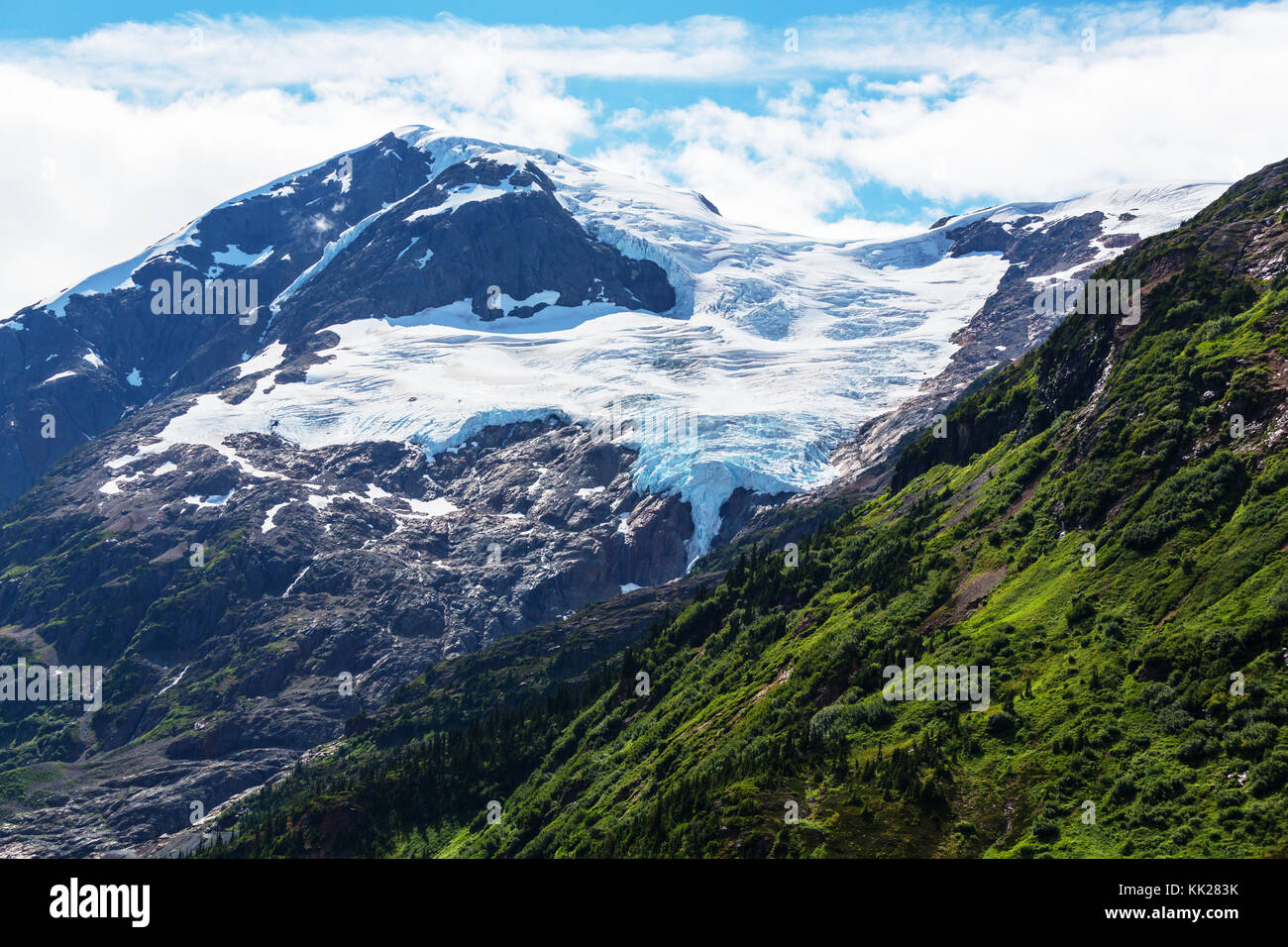 Mountains of Alaska in summer Stock Photo - Alamy
